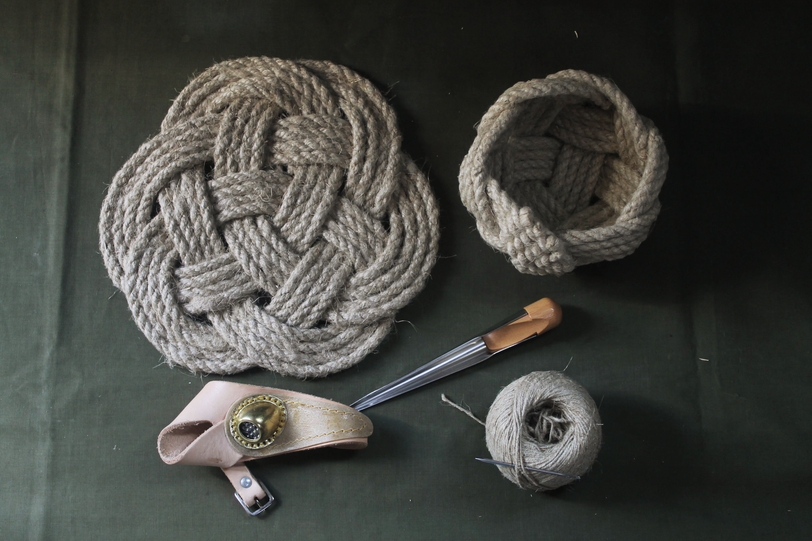 Celtic Knot Trivet and Basket Making